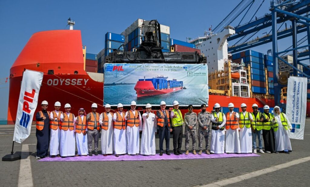 PIL's LNG vessel Kota Odyssey makes maiden Red Sea call - Container News