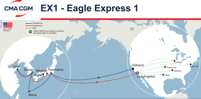 CMA CGM upgrades Eagle Express 1 Japan–US West Coast Service ...