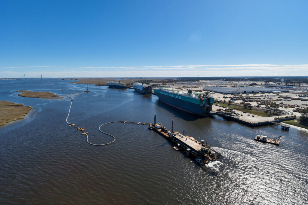 Brunswick harbor dredging advances to restore channel depth - Container ...