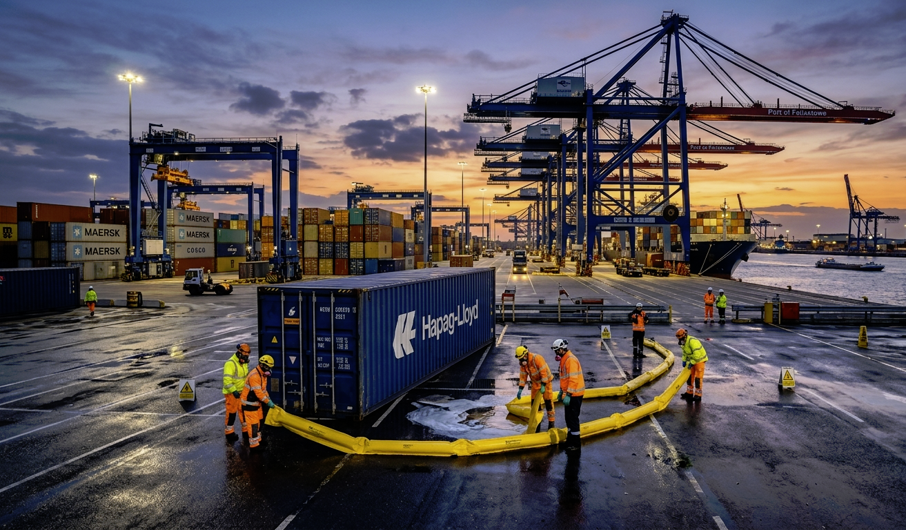 Hazardous Spill Risk Management in Container Terminal Operations ...